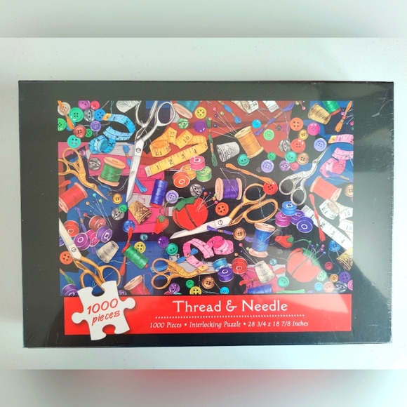 Other | Nwt Thread Needle 100 Pieces Puzzle | Poshmark